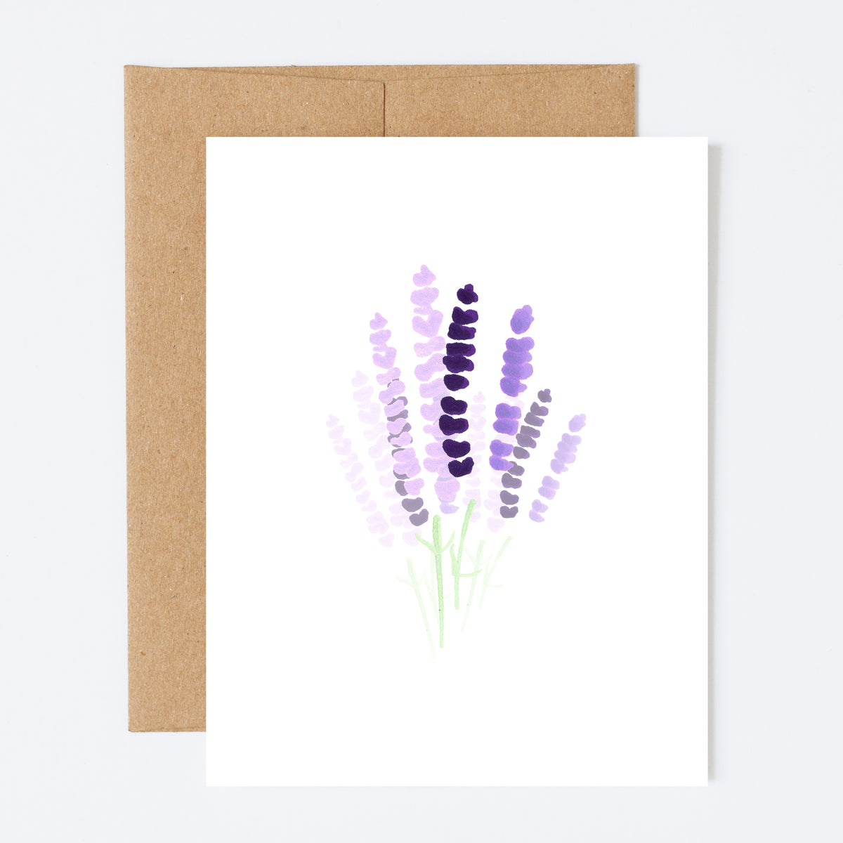 Lavender Blank Greeting Cards – Shortpockets Stationery